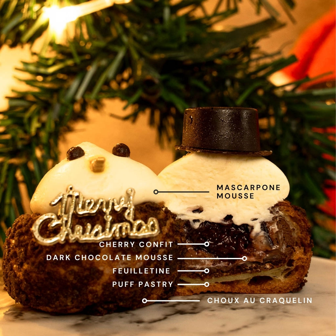 Rudolph & Frosty's Christmas Choux | Elevete Patisserie | Same-Day Delivery