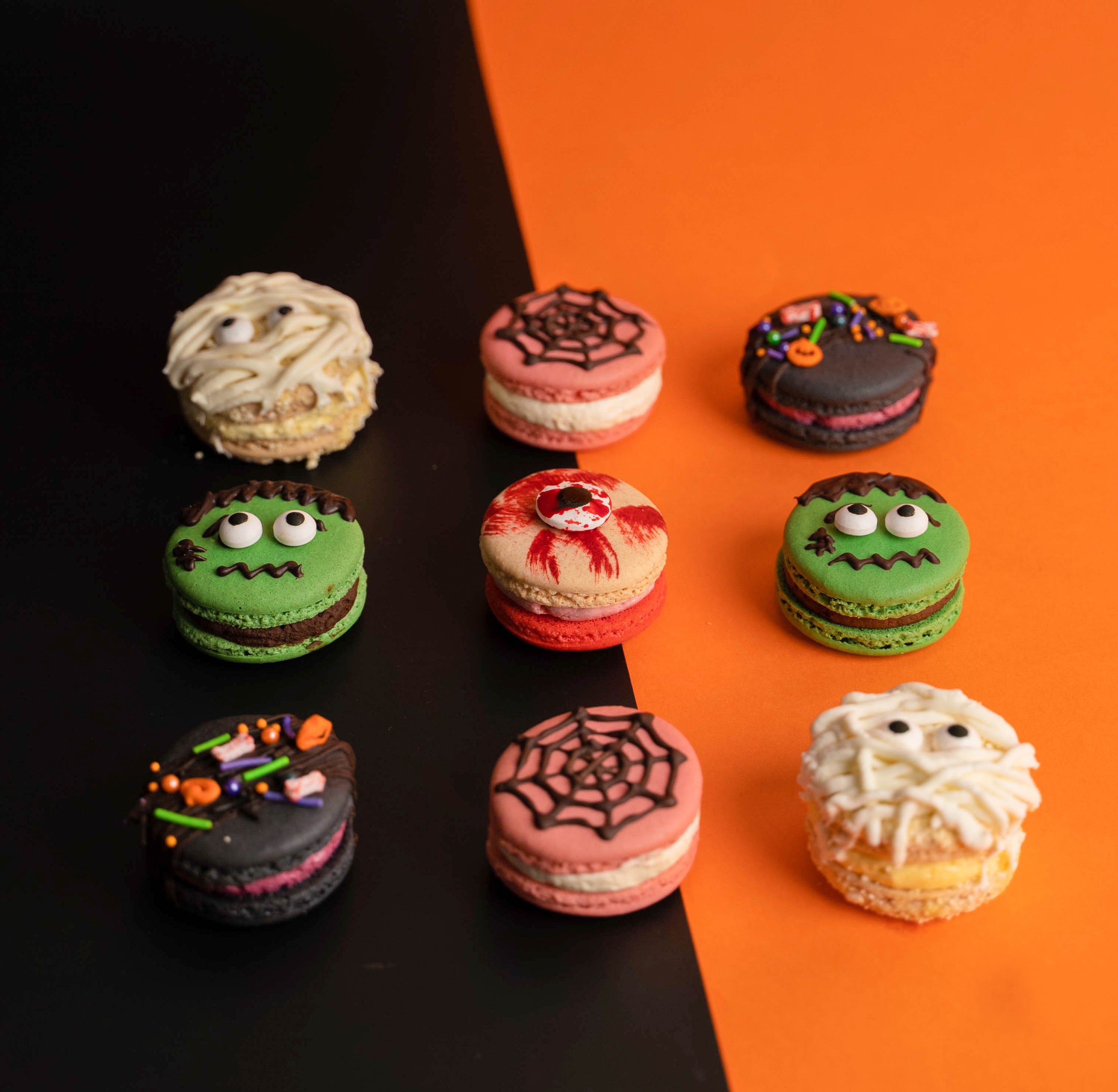Monster Macarons (Halloween 2023) – Elevete Patisserie