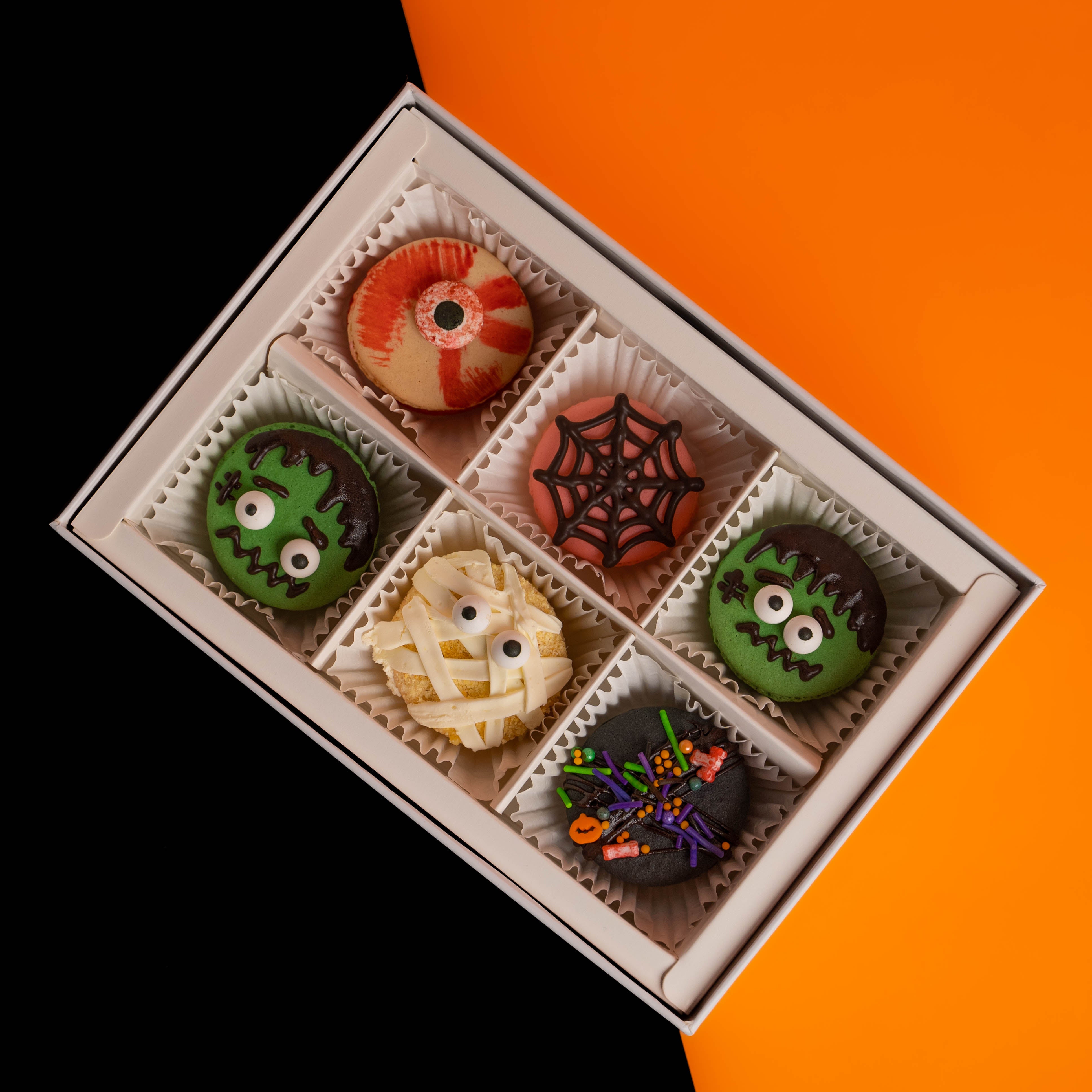 Mini Monster Macarons (Halloween 2023) – Elevete Patisserie