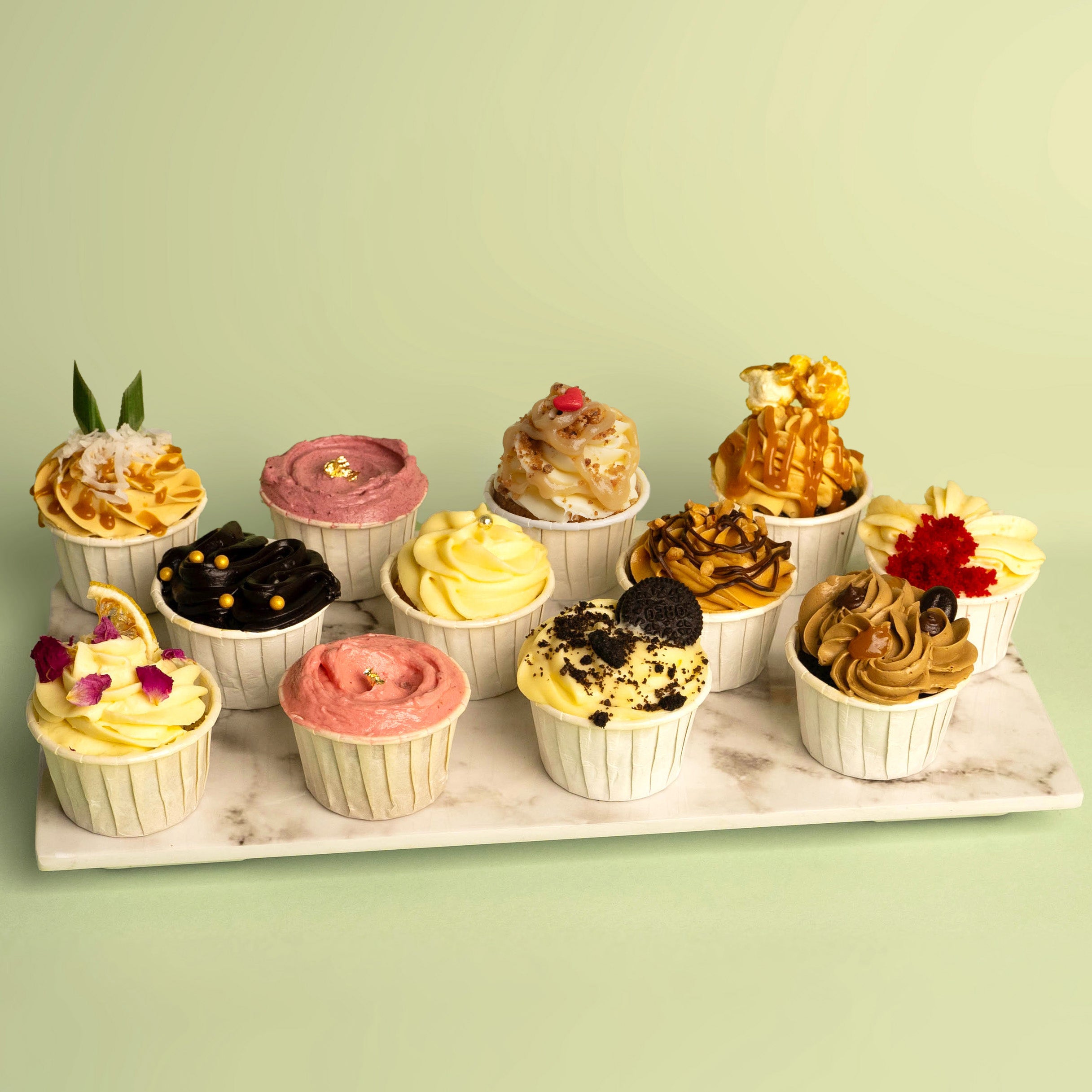 Mix & Match 12 Cupcakes – Elevete Patisserie
