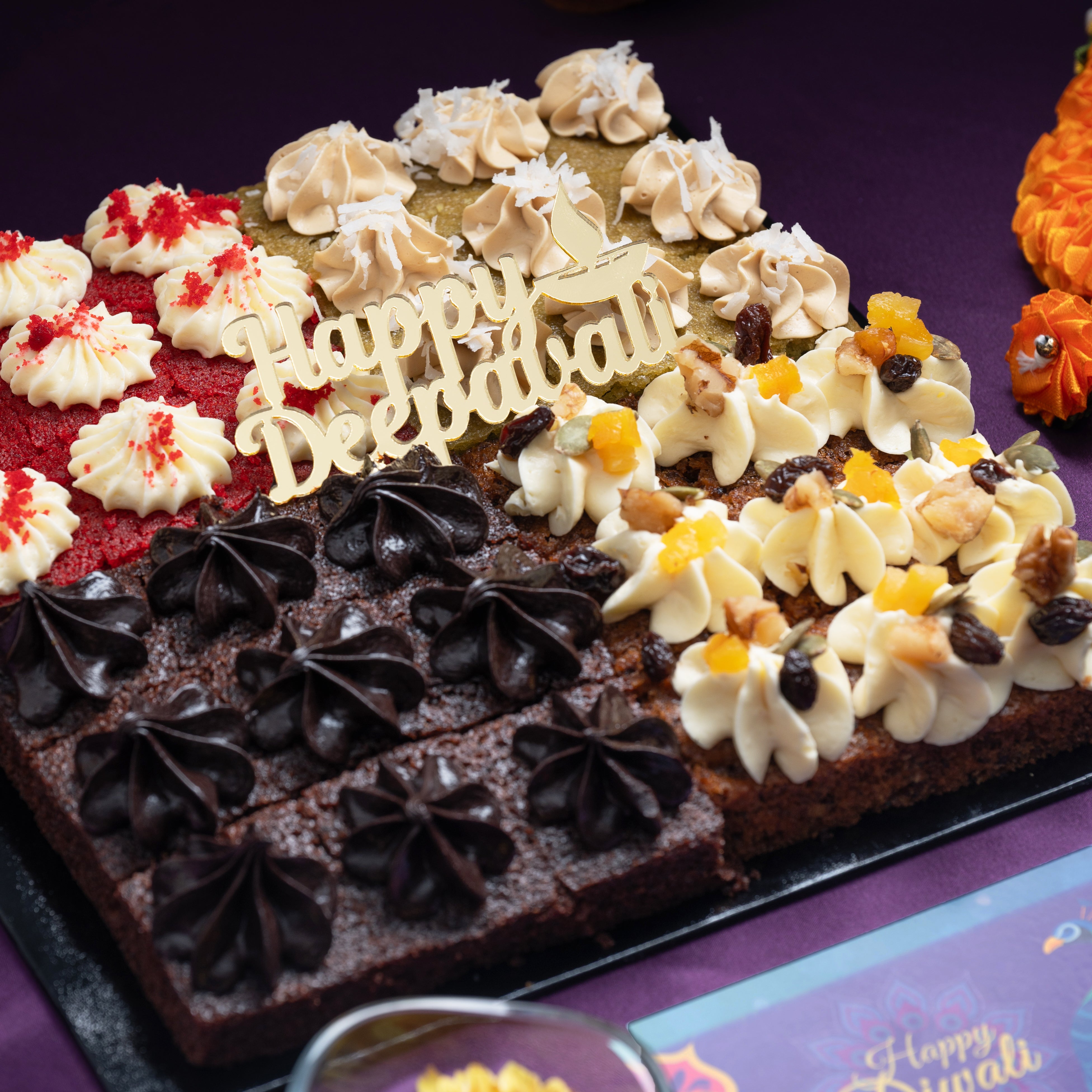 Deepavali Celebration Cake Bites | Elevete Patisserie | Same-Day Delivery