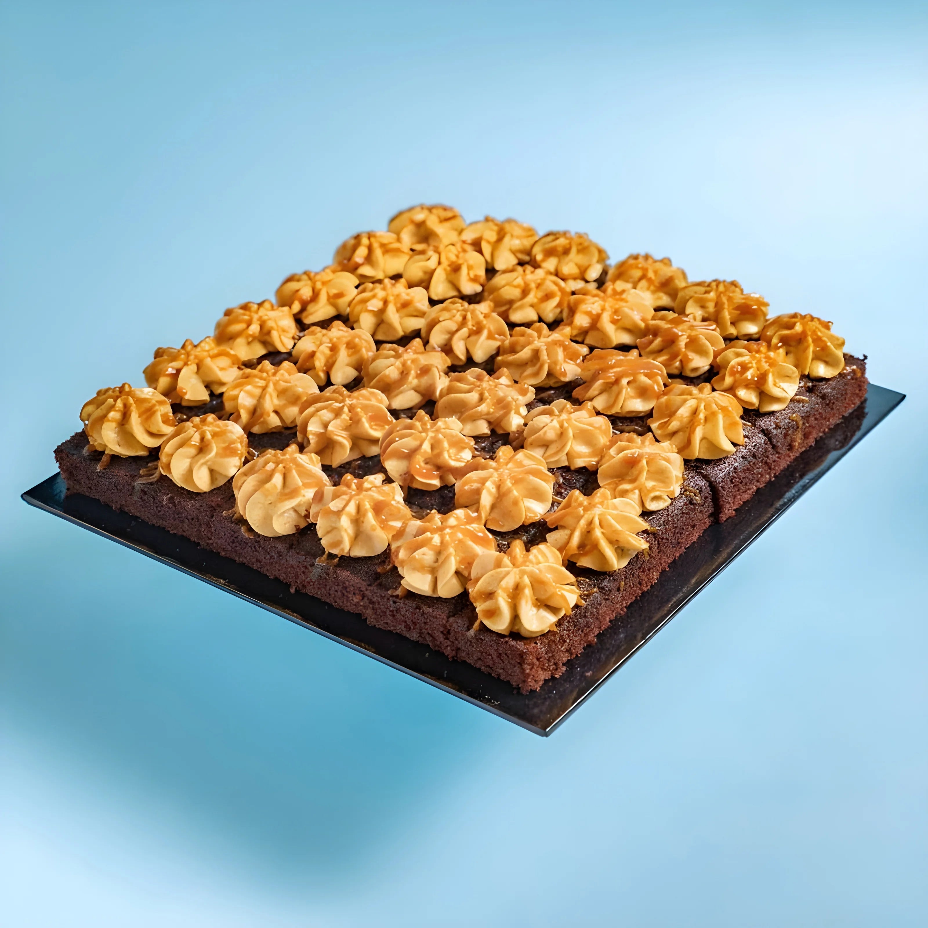 Square Salted Caramel Chocolate Cake Bites 9 Inch (1.2kg) – Elevete ...