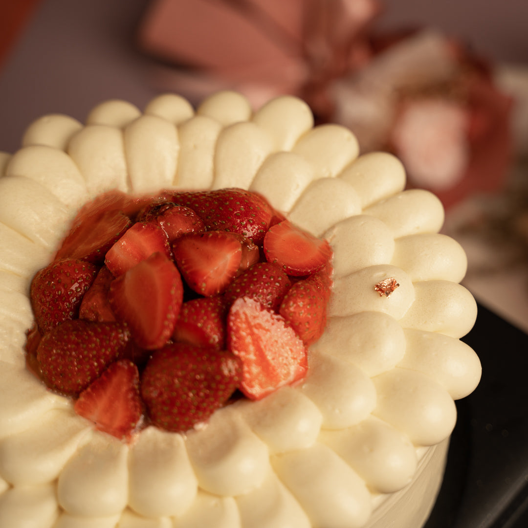 Strawberry Mousse Entremet – Elevete Patisserie