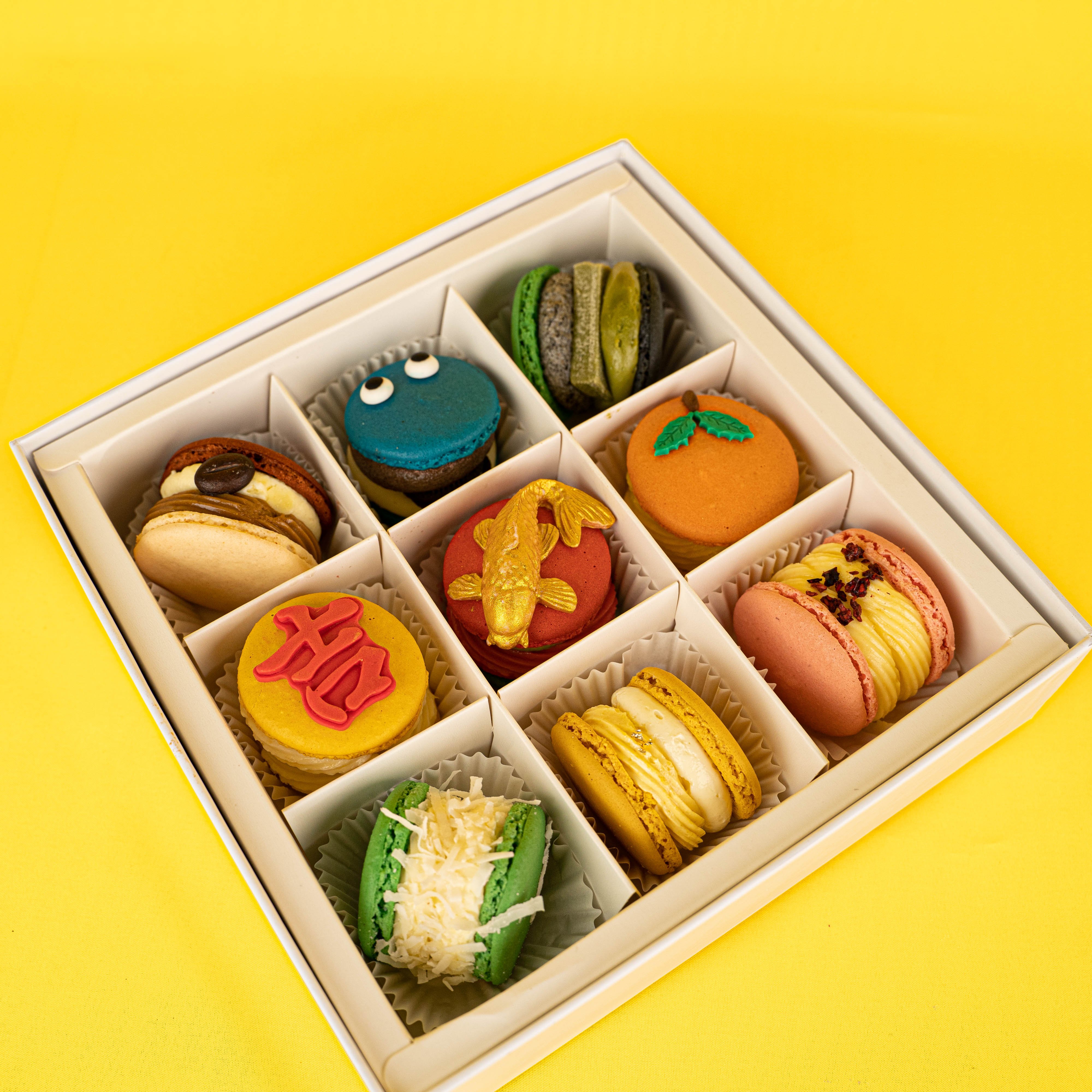 Fatt Choy Fatcarons | 财源滚滚 – Elevete Patisserie